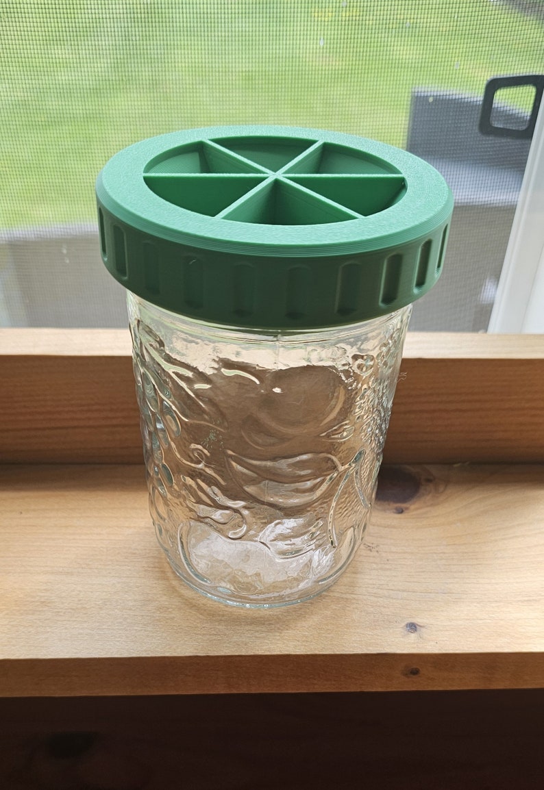 Big Fruit Fly Trap for Wide Mouth Mason Jars - Effective Bug Catcher - Etsy