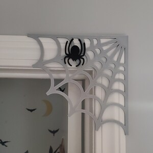 Spider Web Door Frame Decoration. Optional Spider Add on Available ...
