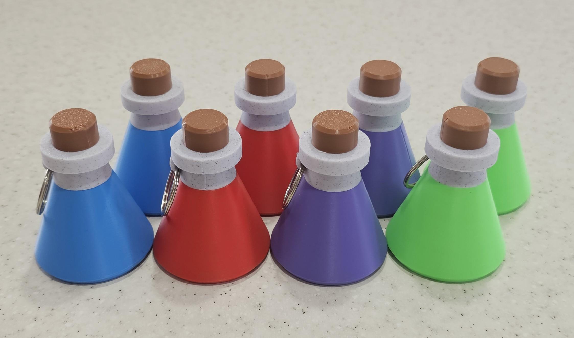 Mini Potion Bottle Shaped Stash Jar. Alternative Pill and Vitamin ...