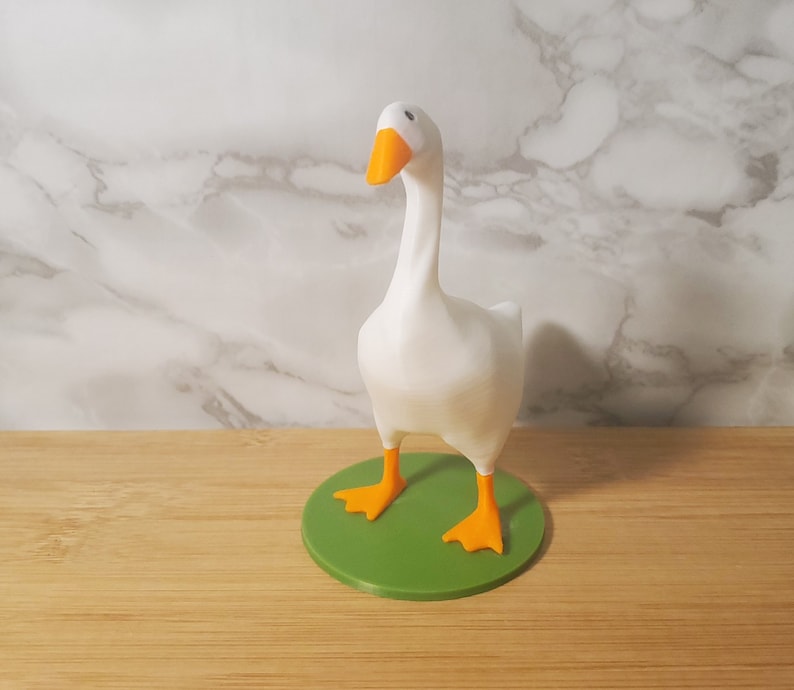 Untitled Goose Game 3d Printed Goose Statue Honk | Etsy