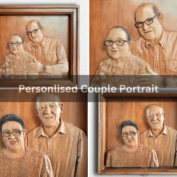 Wood Portrait - Etsy