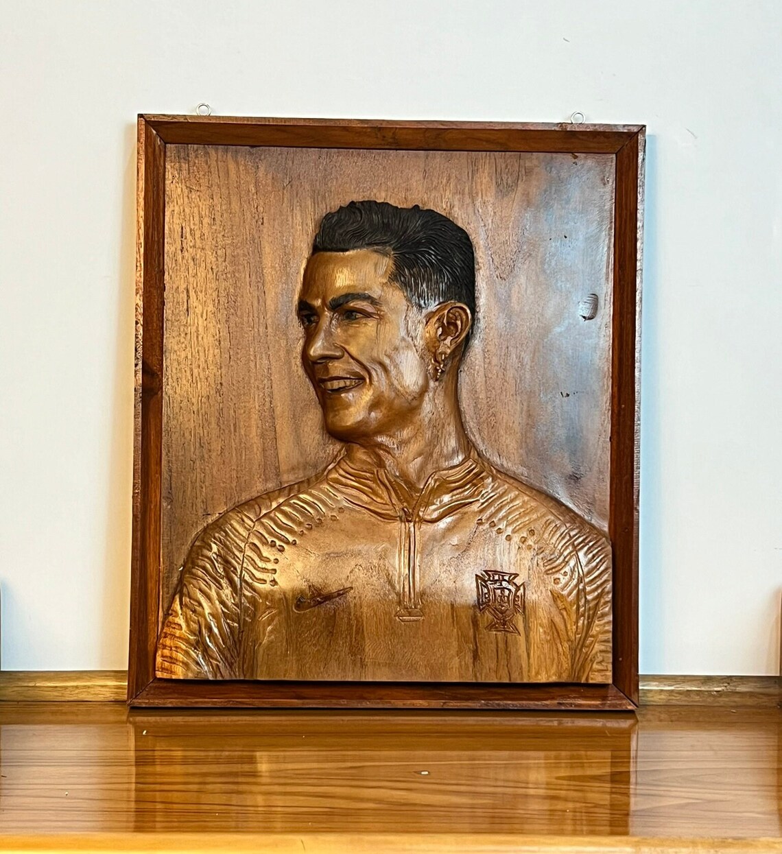 Custom Handcarved 3D Wood Portrait, Personalized Portrait Carving From ...