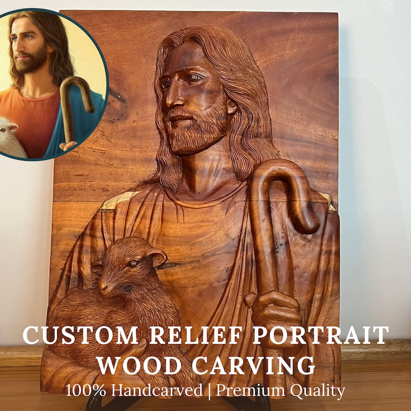 Wood Portrait - Etsy
