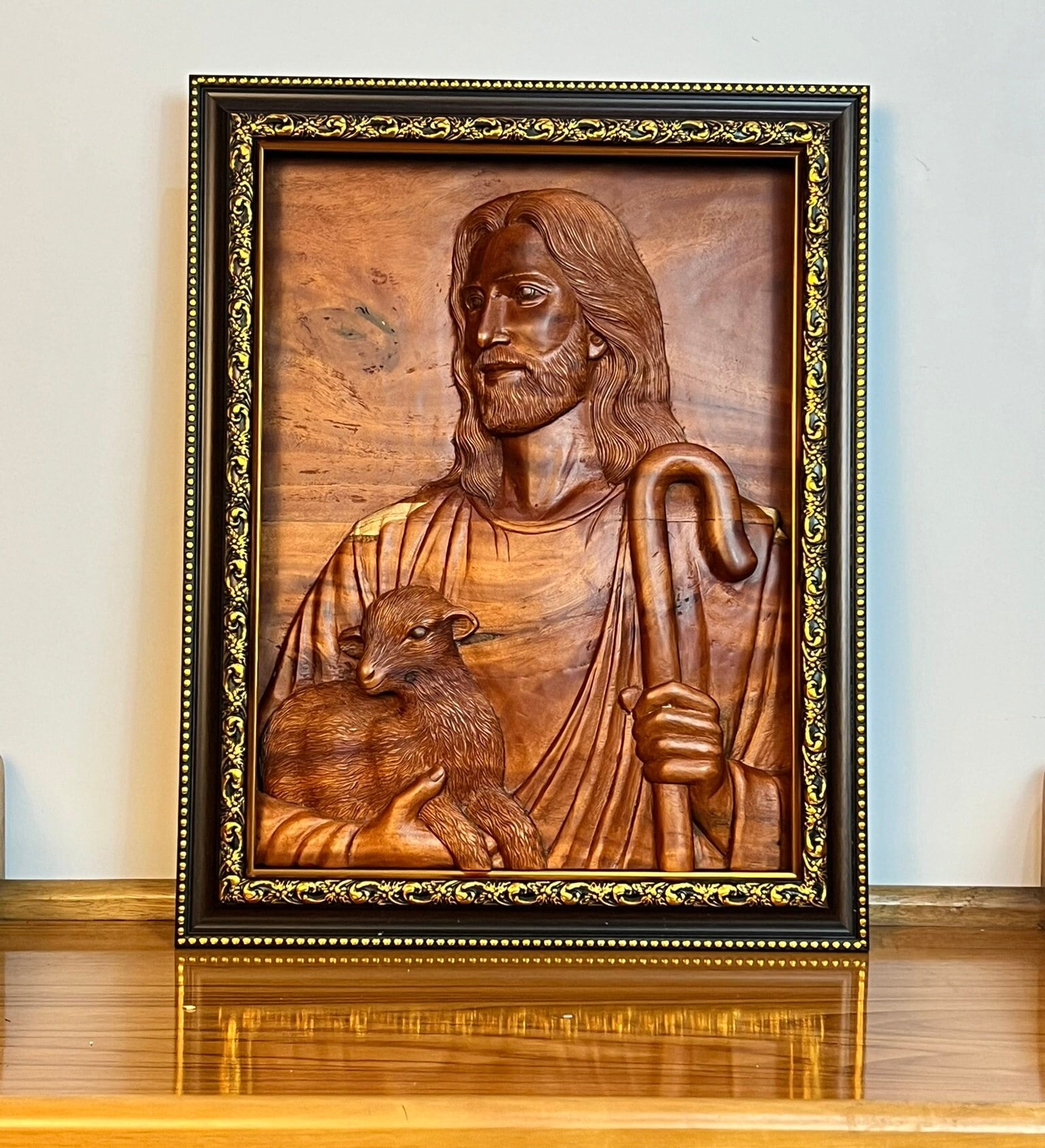 Custom Handcarved 3D Wood Portrait, Personalized Portrait Carving From ...