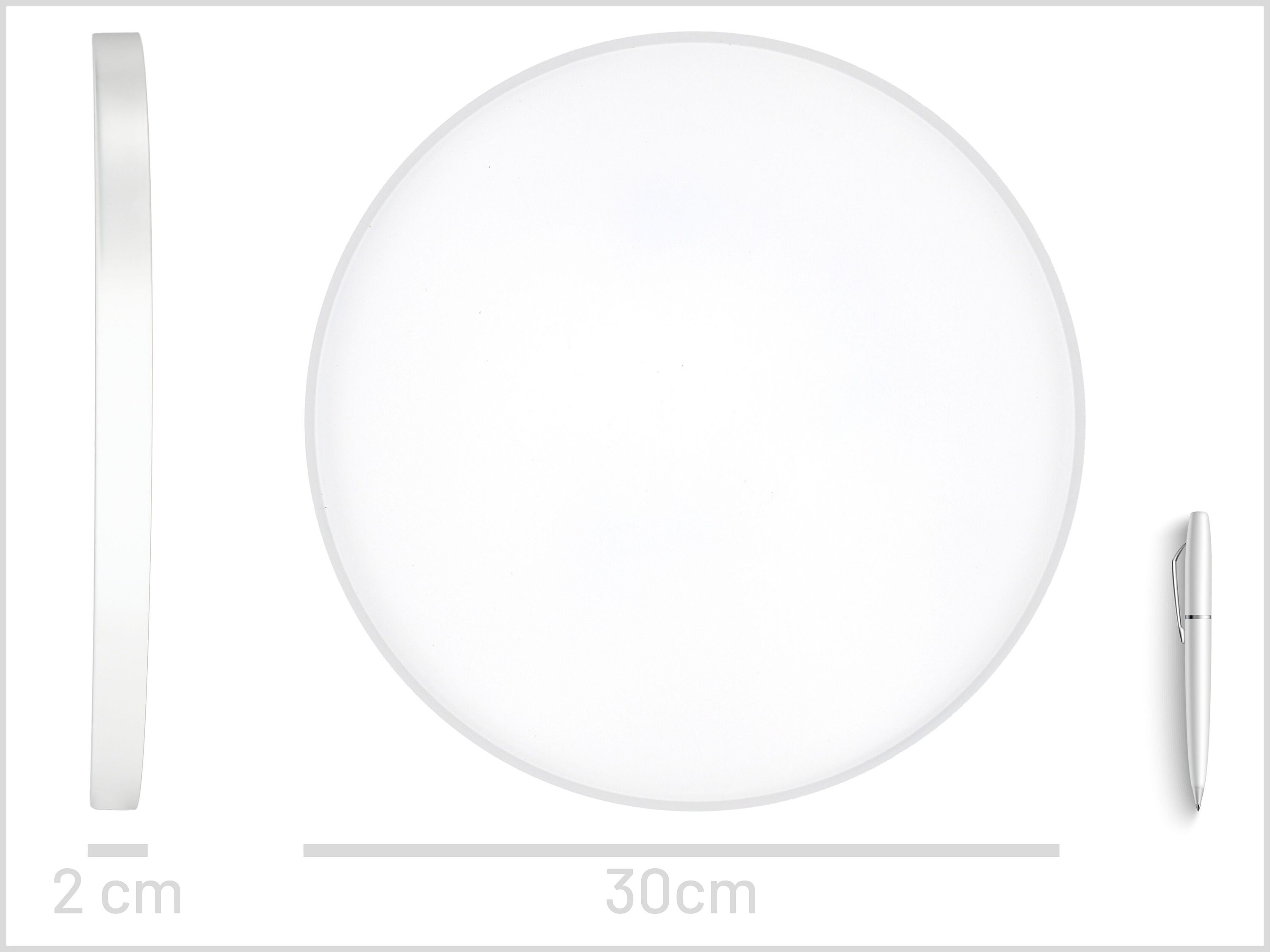 D&D Living Deko Tablett Rund Ø 30 cm Design Dekoteller und Dekotablett ...