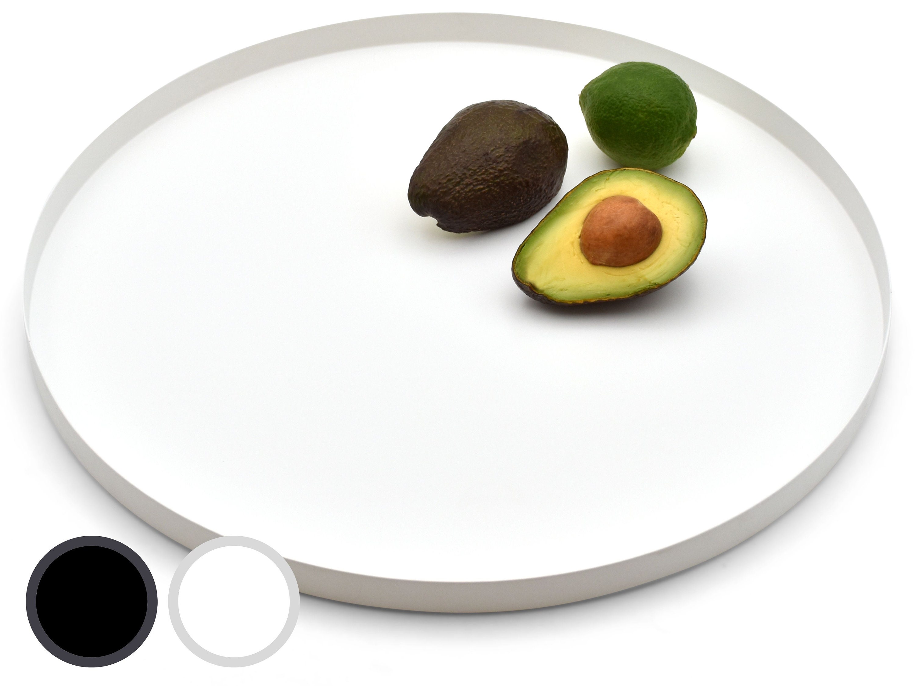 D&D Living Deko Tablett Rund Ø 40 cm | Design Dekoteller und ...