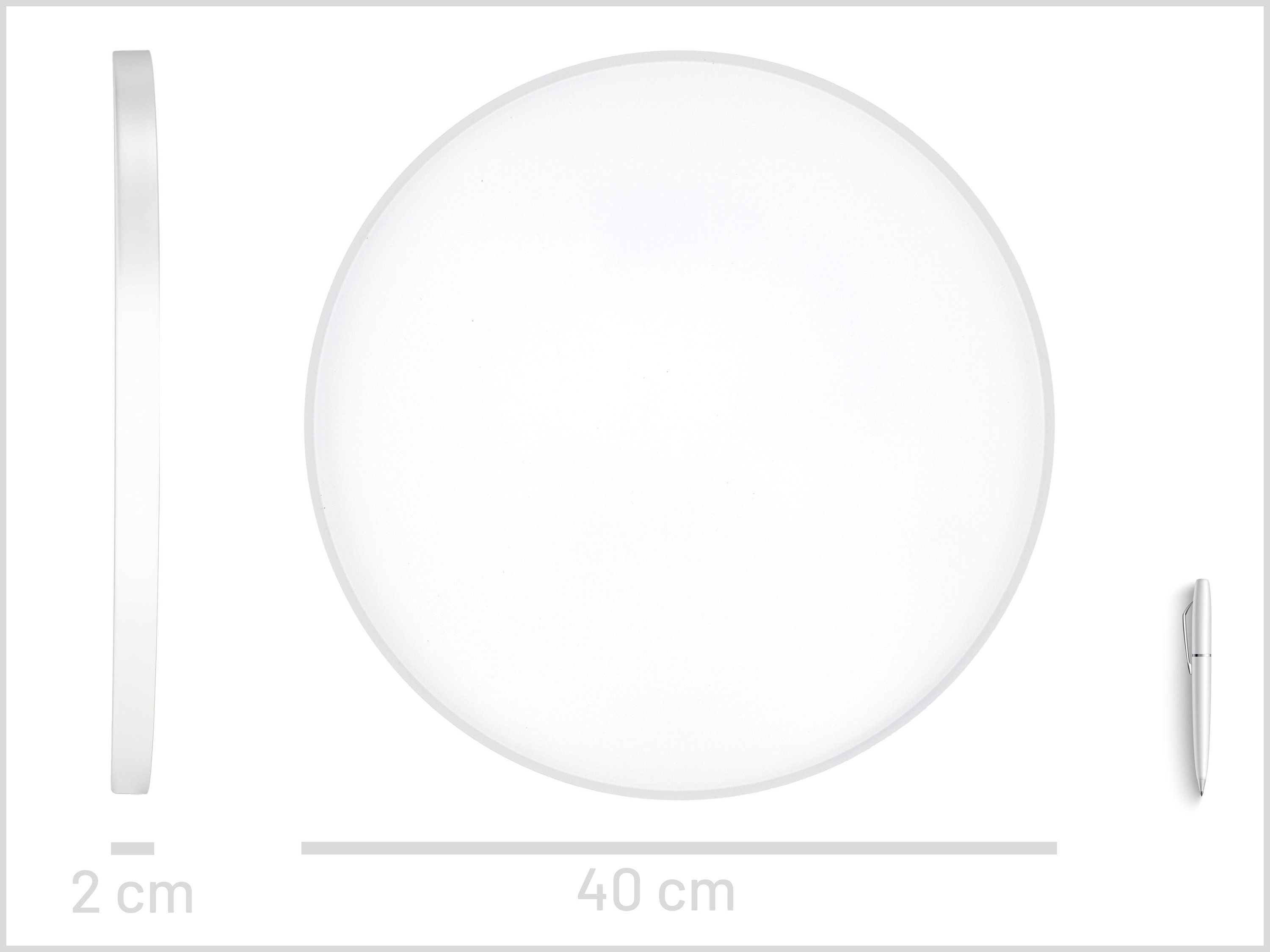 D&D Living Deko Tablett Rund Ø 40 cm | Design Dekoteller und ...