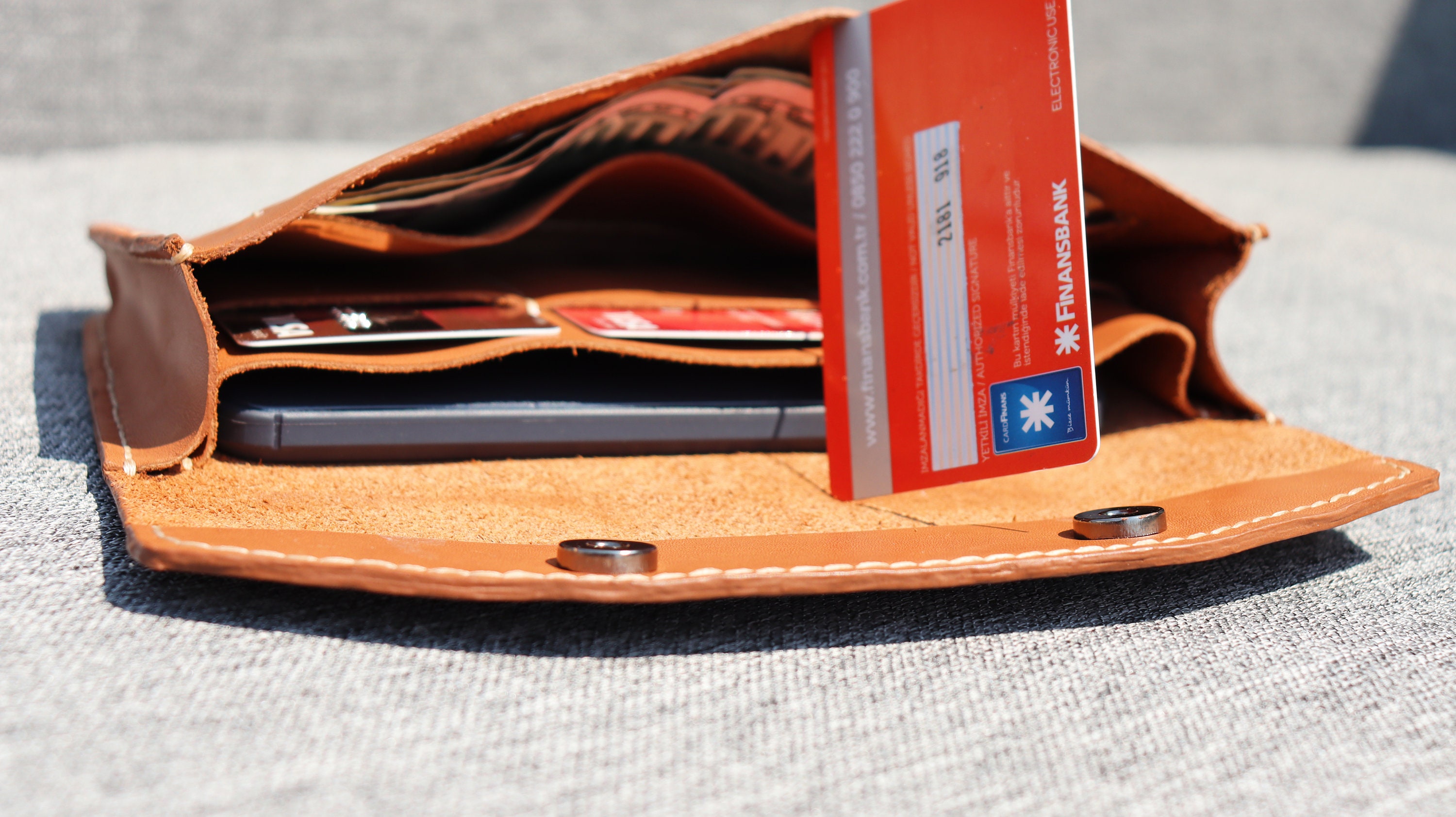 PDF Long Wallet Template Pattern Phone Wallet Leather - Etsy