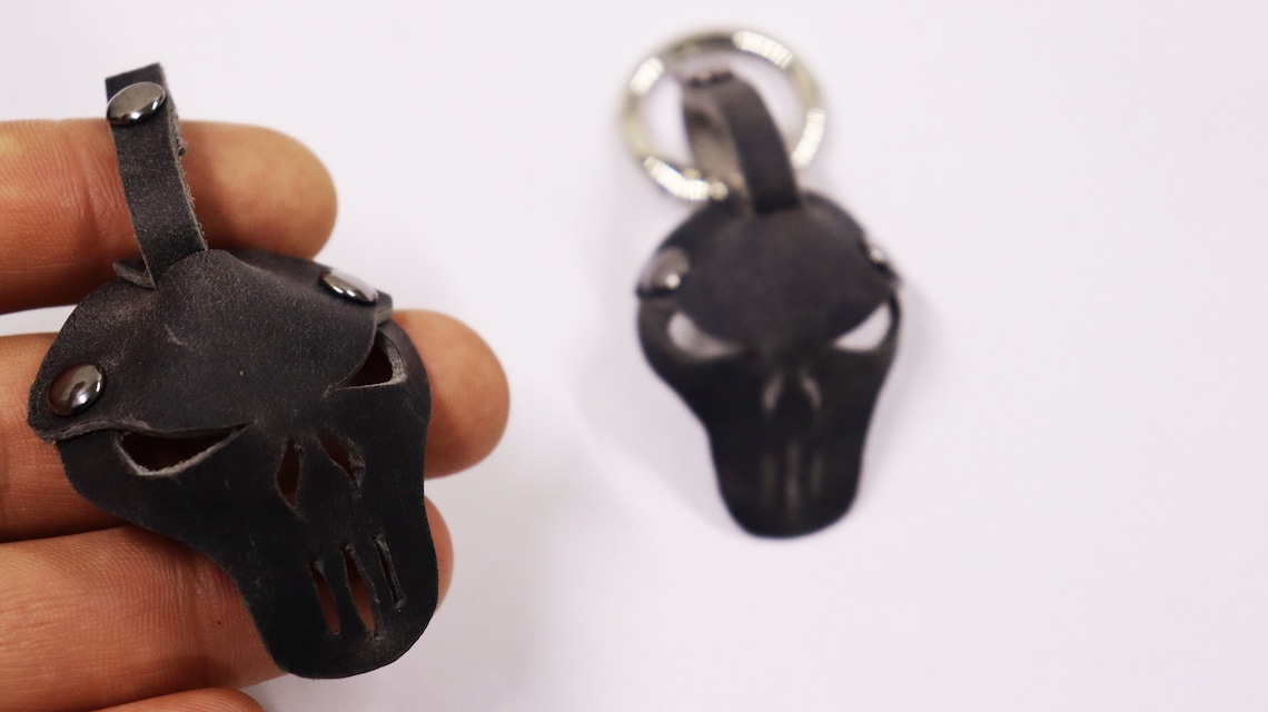 Punisher Keychain Template Keychain Patternnecklace Ornament - Etsy