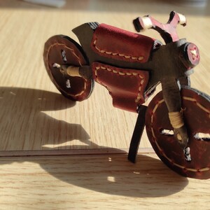 Motorcycle Leather Keychain Pattern - Leather Motorcycle Pdf Template ...