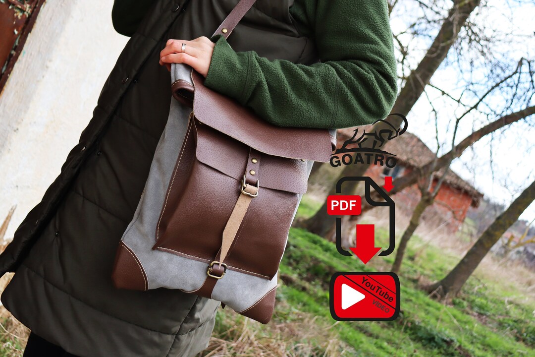 Leather Laptop Messenger Bag Pattern – DIY PDF Download - Etsy
