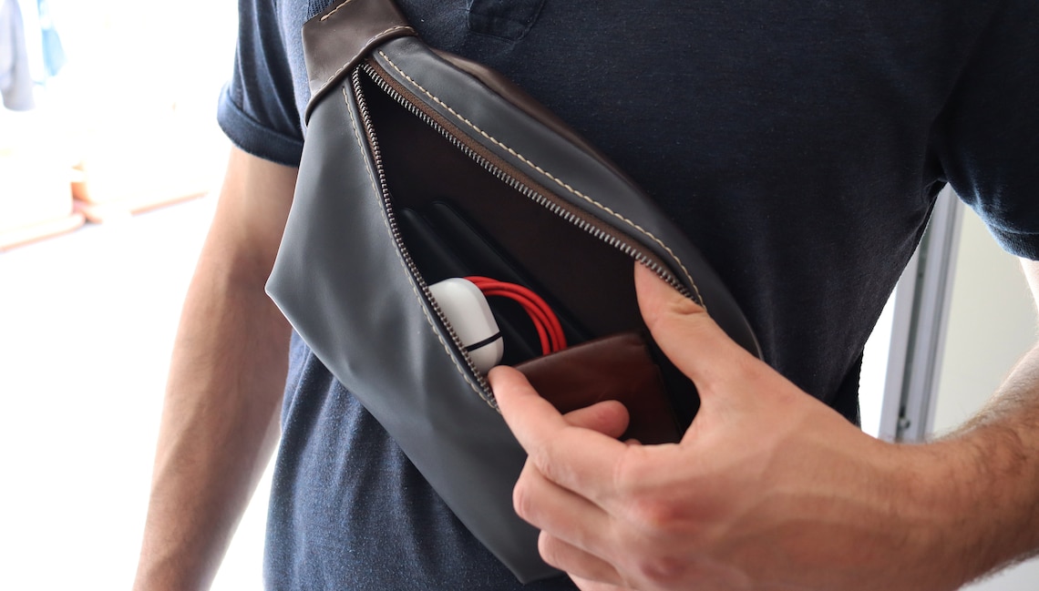 Leather Waist Bag Pattern PDF Pattern | Etsy