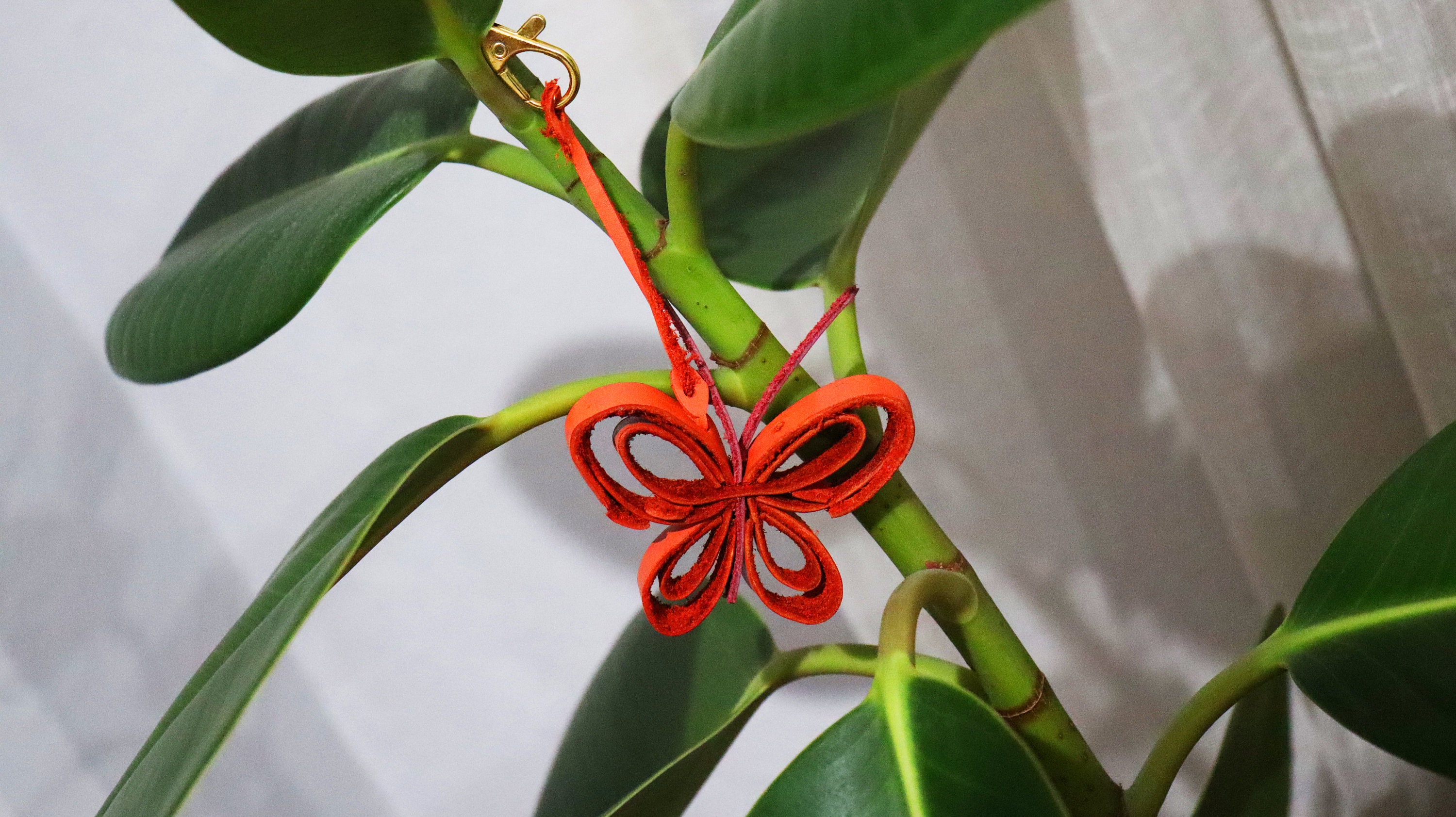 Leather Butterfly PDF PATTERN Collar Pin Bag and Key Chain - Etsy