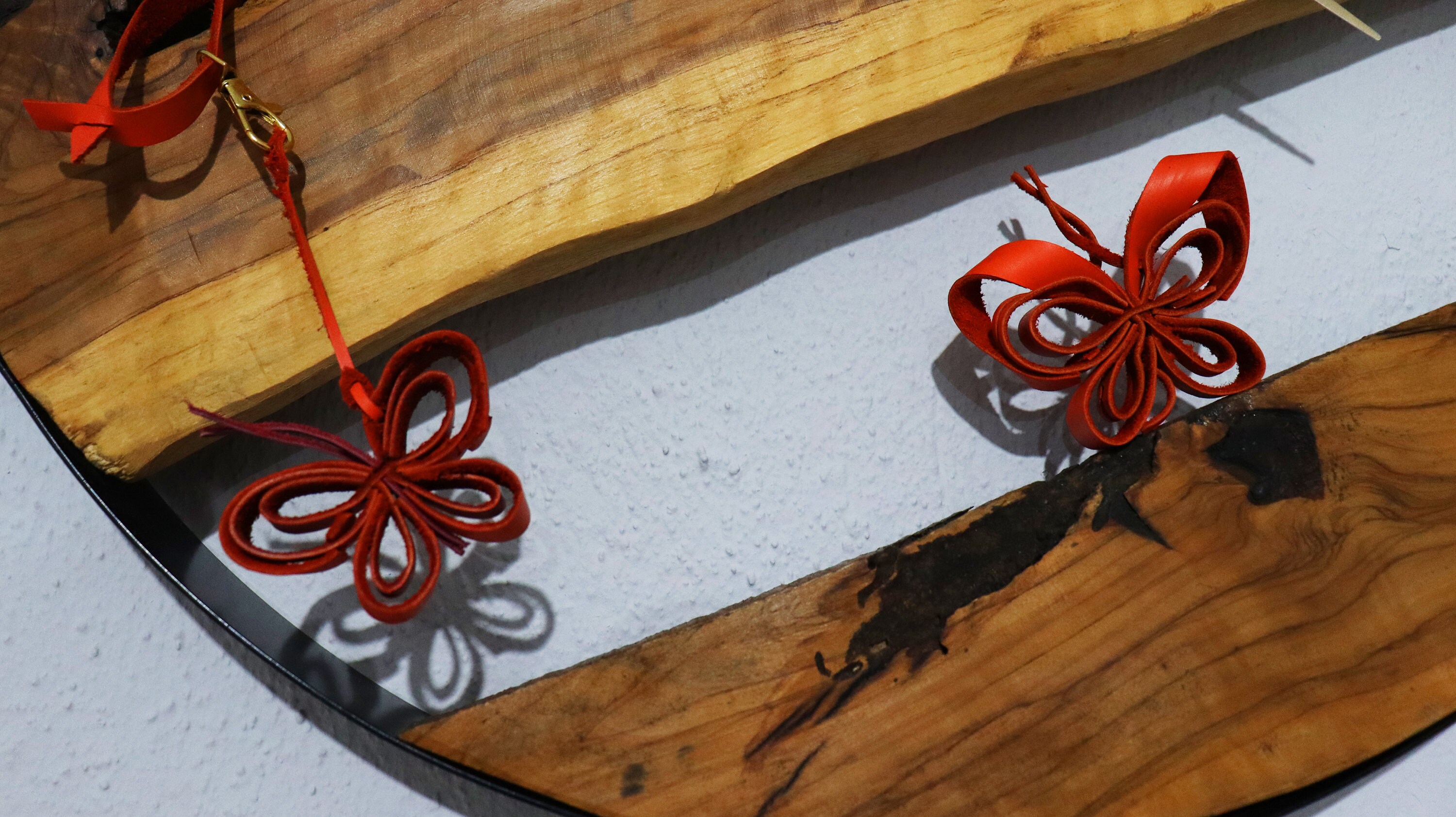 Leather Butterfly PDF PATTERN Collar Pin Bag and Key Chain - Etsy