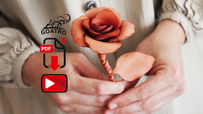 Leather Rose Pattern Make Your Loved Ones Happy Hand Gifts - Etsy