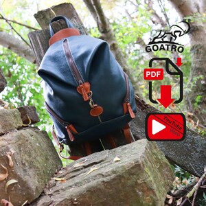 Leather Backpack Template -,designer Bag Model-leather Backpack Model ...