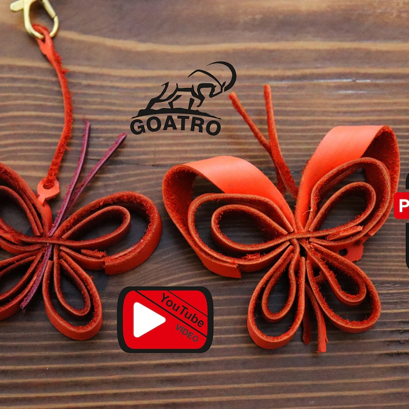 Leather Butterfly - Etsy