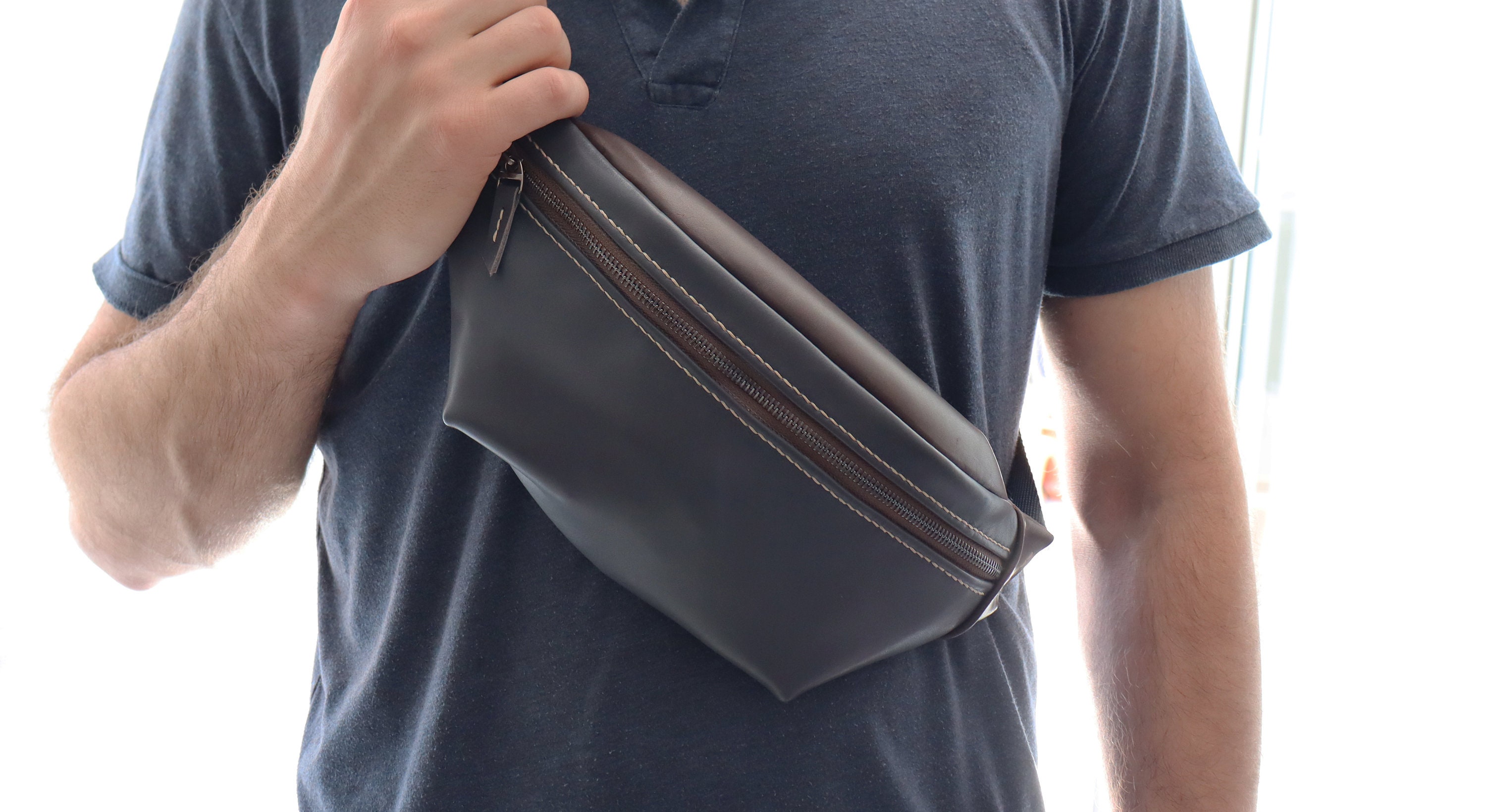 Leather Waist Bag Pattern PDF Pattern | Etsy