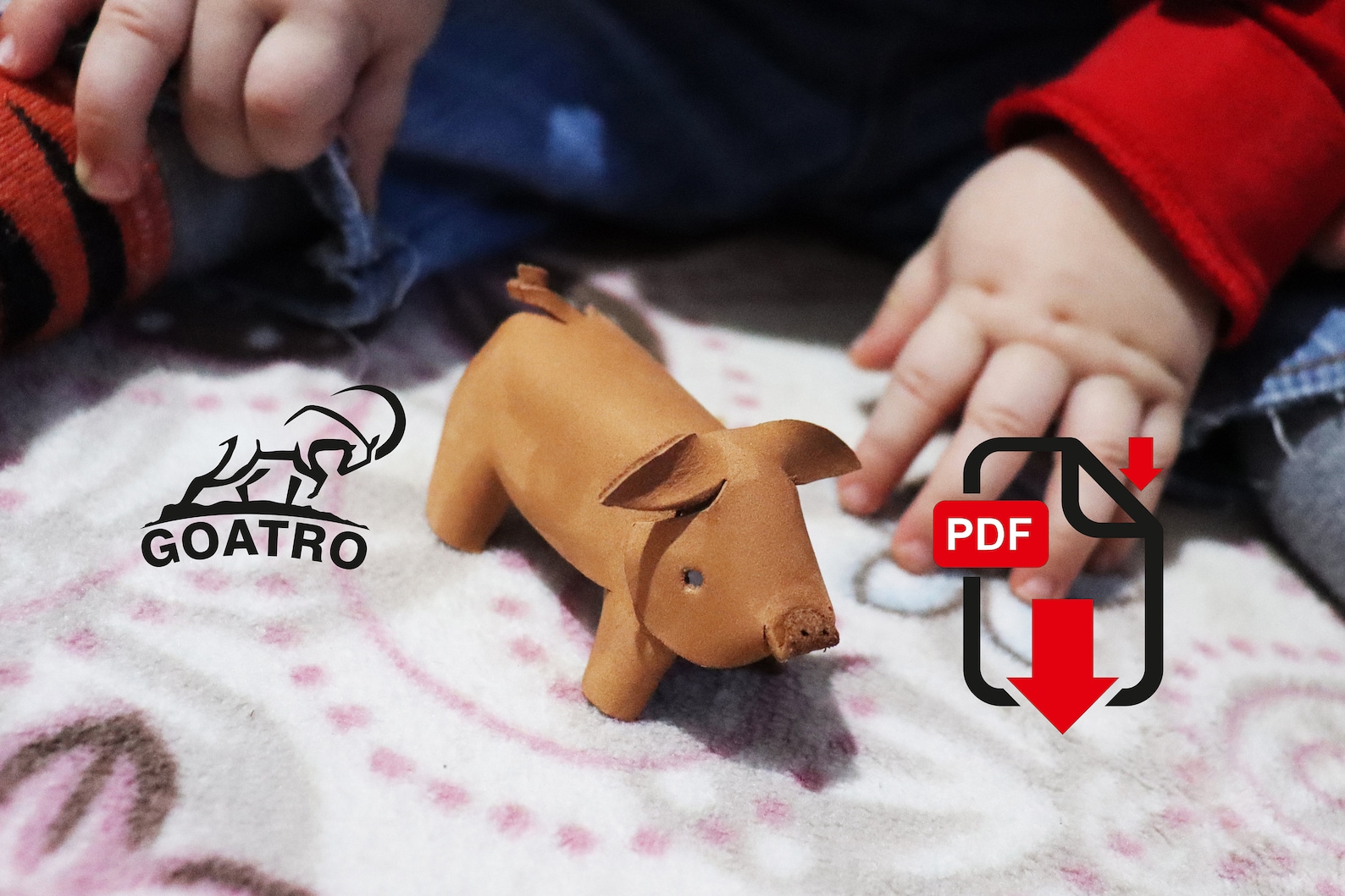 Leather Pig Toy Pattern, DIY Keychain, Animal Crafts (PDF Pattern) - Etsy