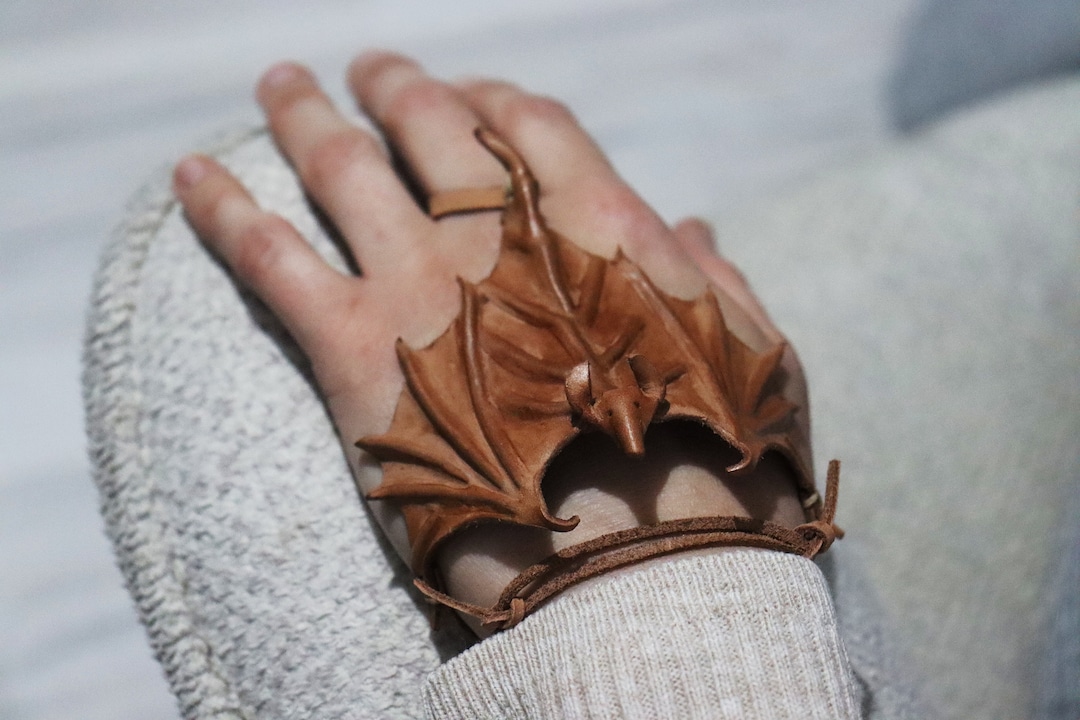 Bat Leather Pattern, Keychain, Hairpin, Bracelet Template (PDF Pattern ...