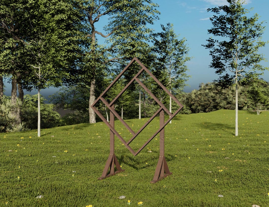 Diamond Wedding Arch, Woodworking Plans, Wedding Decoration, PDF Plan ...