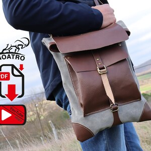 Leather Laptop Messenger Bag Pattern – DIY PDF Download - Etsy