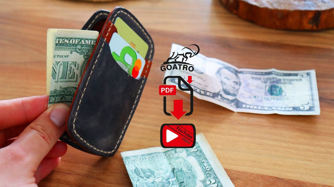 Compartment Card Holder - Card Holder and Wallet - Pattern - Template ...