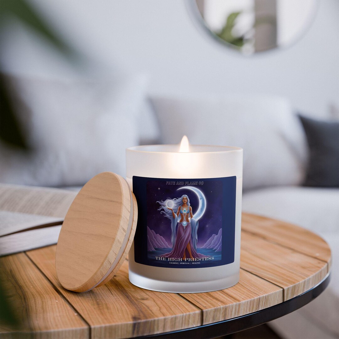 Moonlit High Priestess Celestial Design, Intuition Inner Wisdom, Gift ...