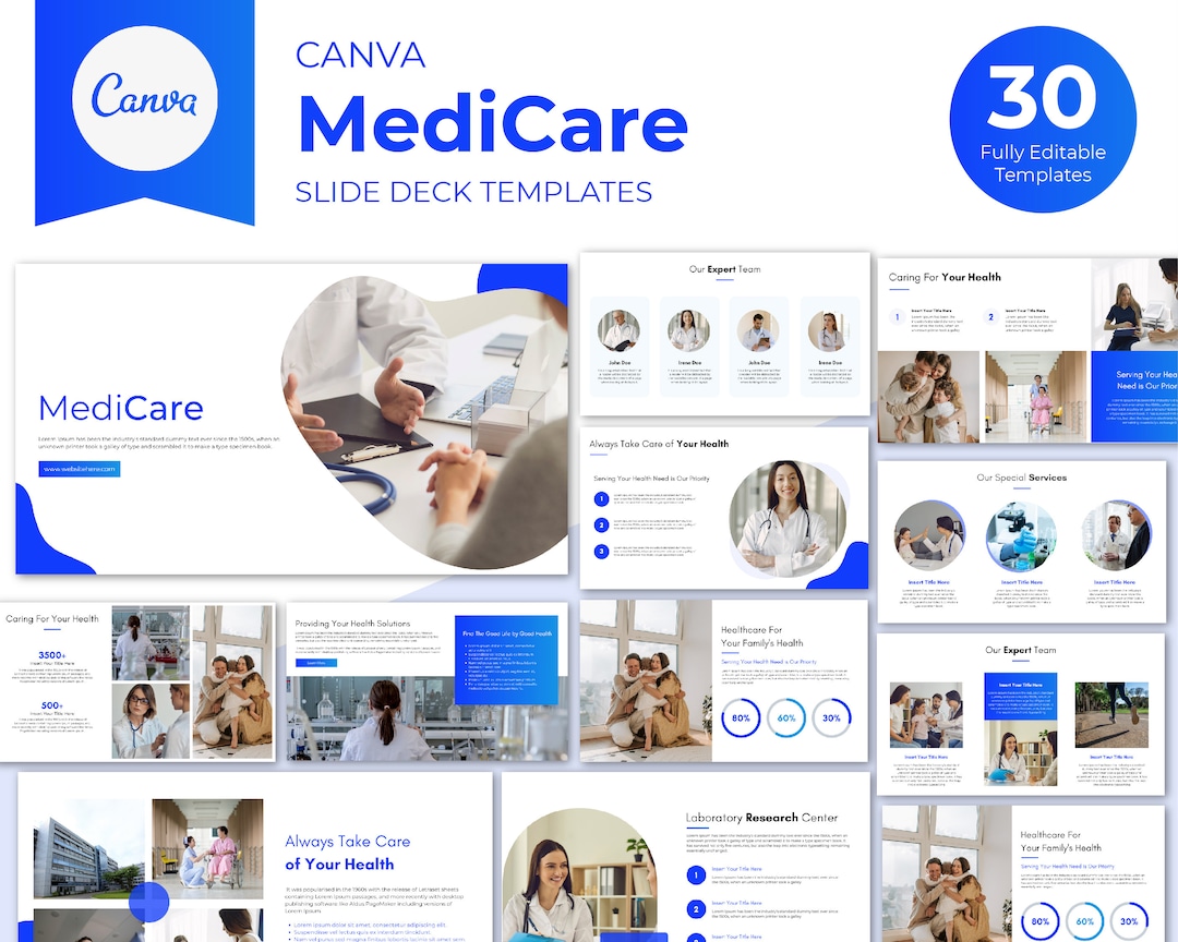 Healthcare Medical Slide Deck Template | Presentation for Business ...