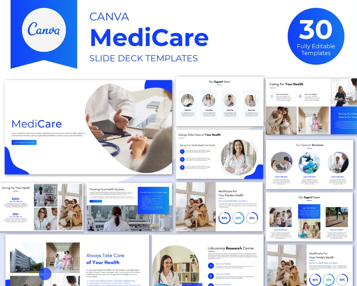 Healthcare Medical Slide Deck Template | Presentation for Business ...