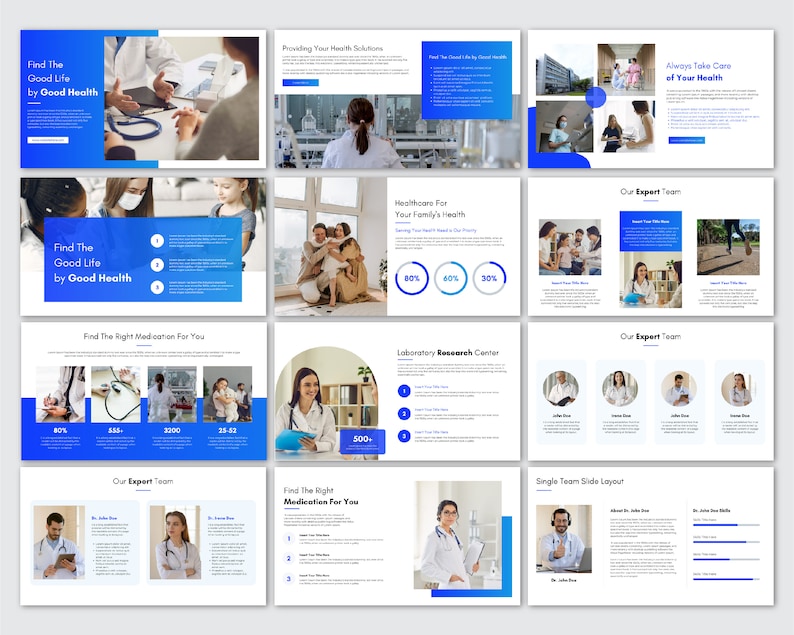 Healthcare Medical Slide Deck Template | Presentation for Business ...