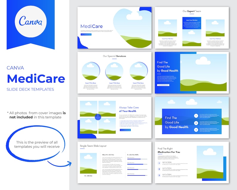 Healthcare Medical Slide Deck Template | Presentation for Business ...