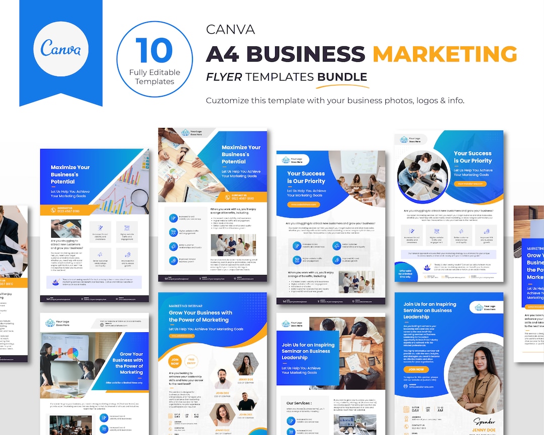 Eye-catching Flyer for Business Marketing Advertisement With Creative ...