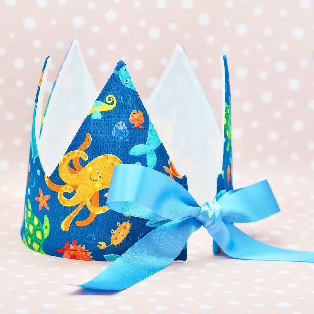 Under the Sea Crown Birthday Crown Kids Crown Fabric Crown - Etsy