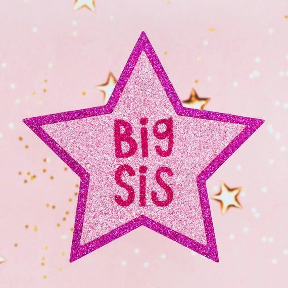 Big Sister Badge New Big Sister New Sibling | Etsy