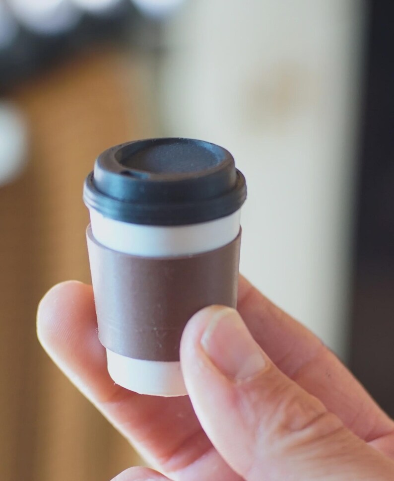 Mini Coffee Cup Clicker Fidget Toy – Stress Relief Desk Gadget | Cute ...