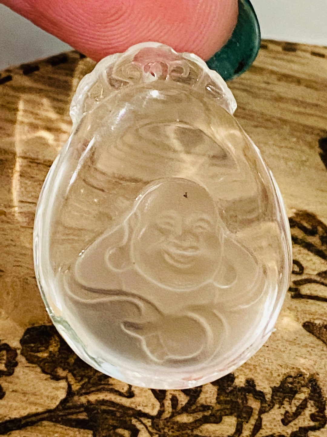 Clear Quartz Buddah Carving - Etsy