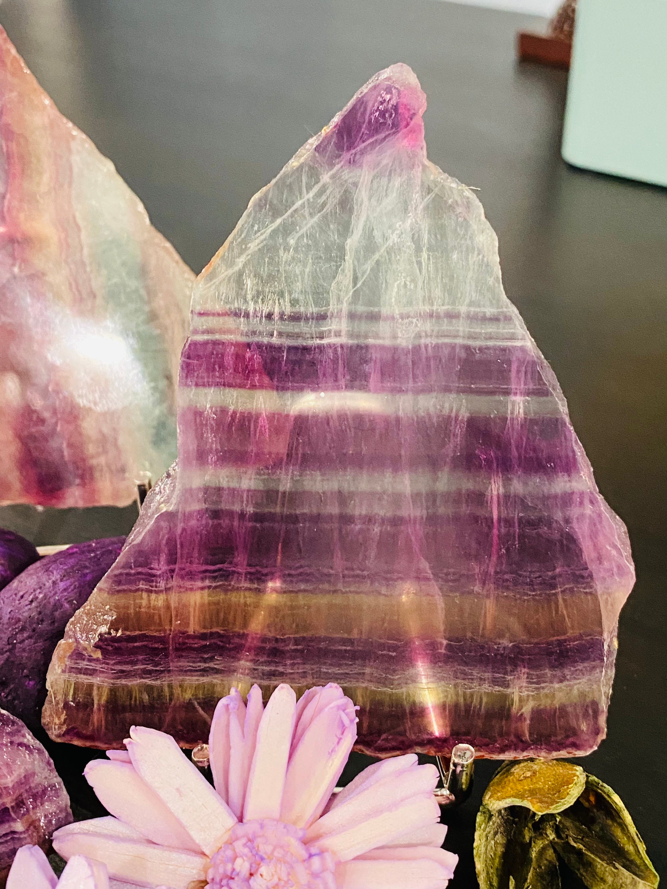 Fluorite Freeform Slab - Etsy