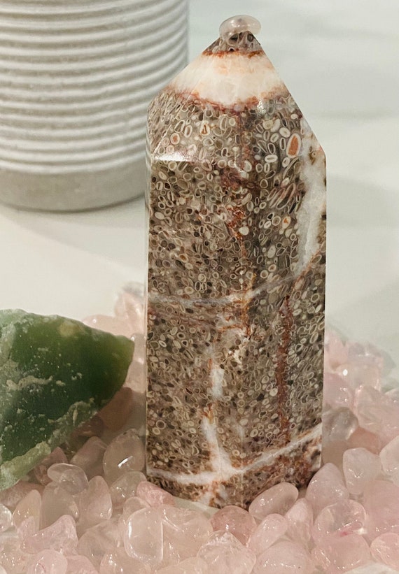 Fish Eye Jasper Tower | Etsy