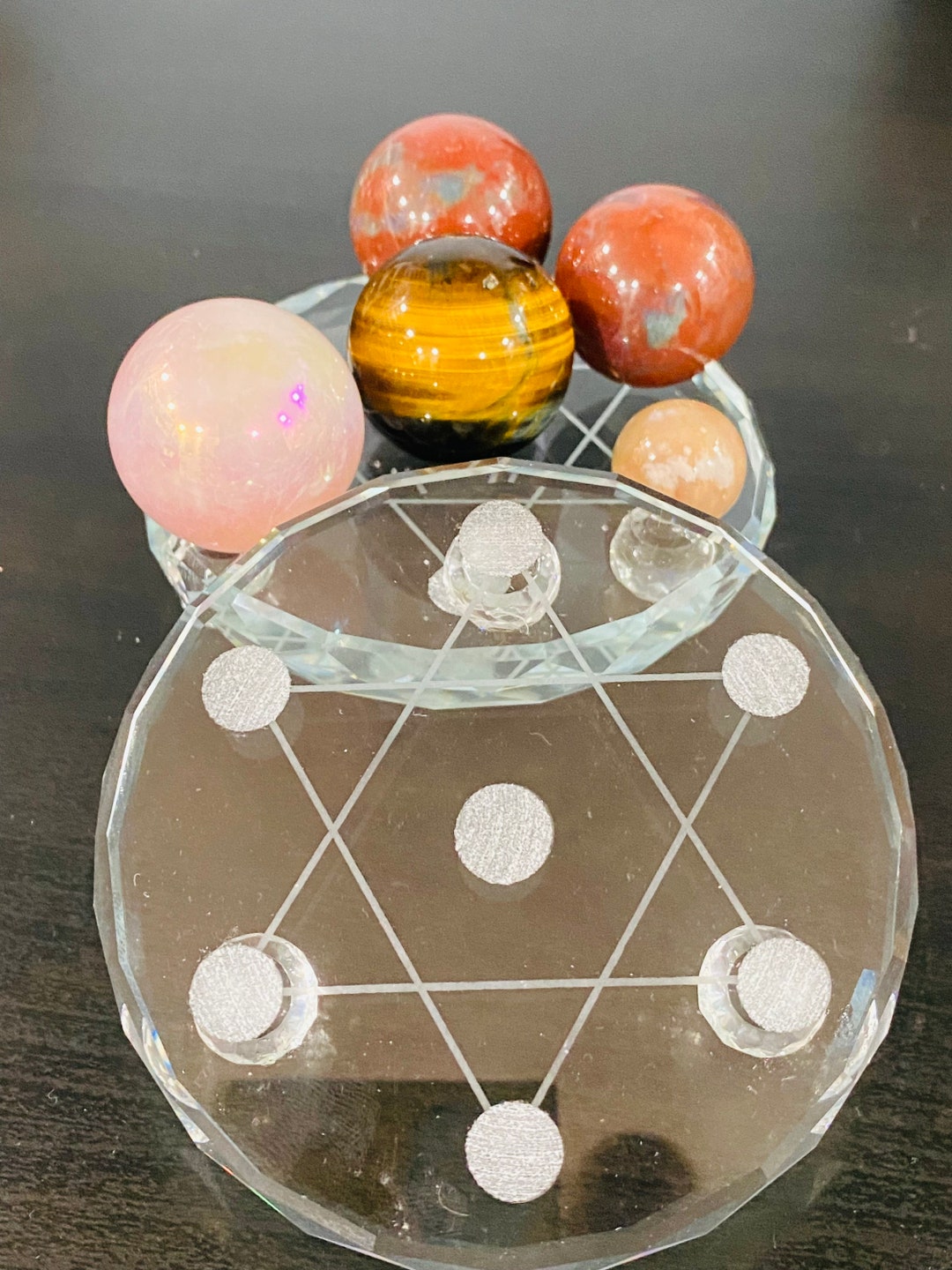 Glass Sphere Stand Holder - Etsy