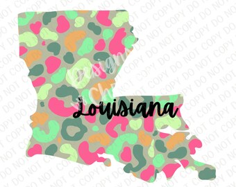 Louisiana Leopard Marquee Tigers LSU PNG - Etsy