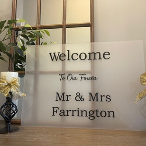 A2 Wedding Sign Celebration Sign Welcome Sign Announcement - Etsy