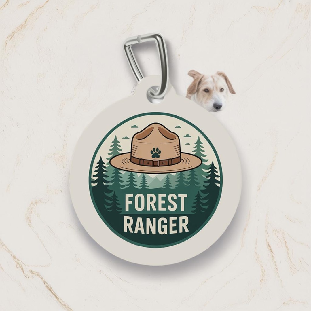 Forest Ranger Tag – Unique ID Tag for Trail Guardians - Etsy