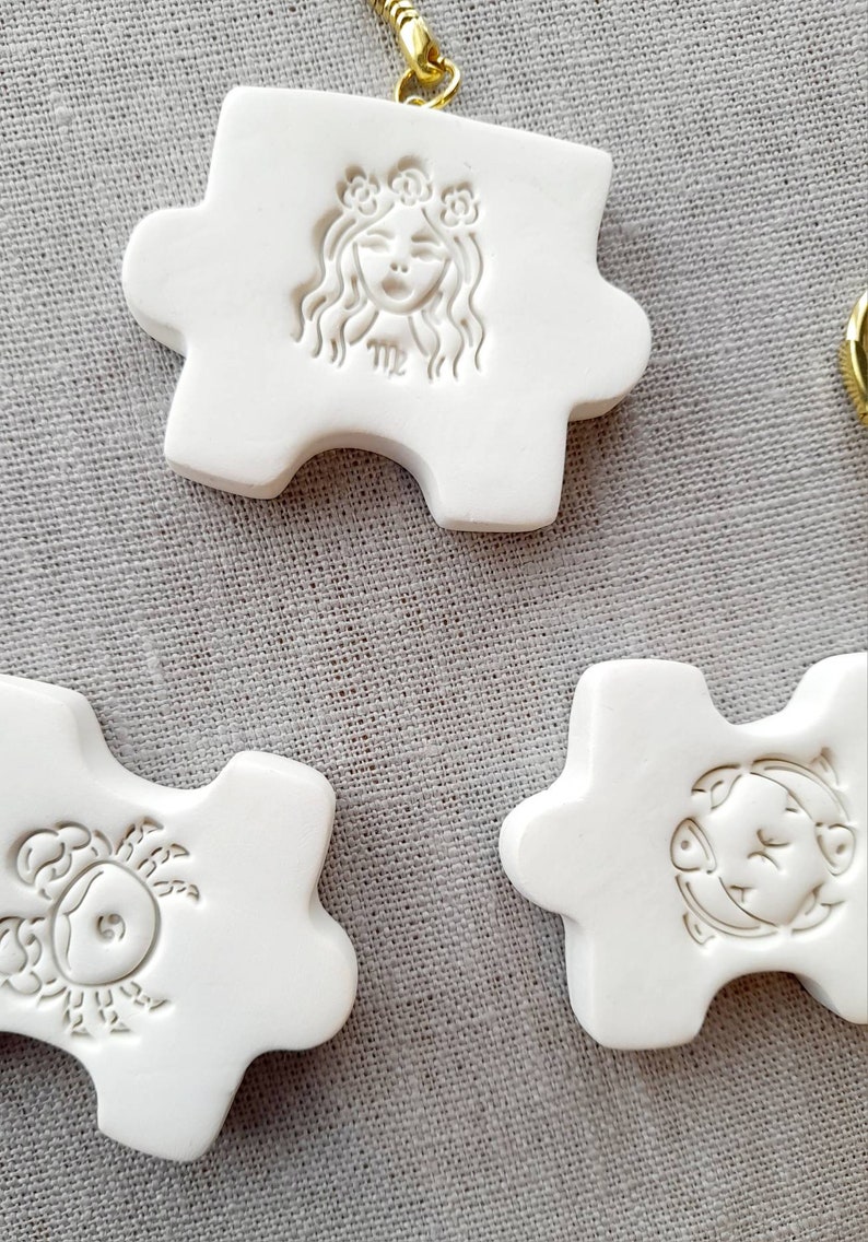 Zodiac Key Chain/key Ring/couples Key Ring/friendship Key Ring/star ...