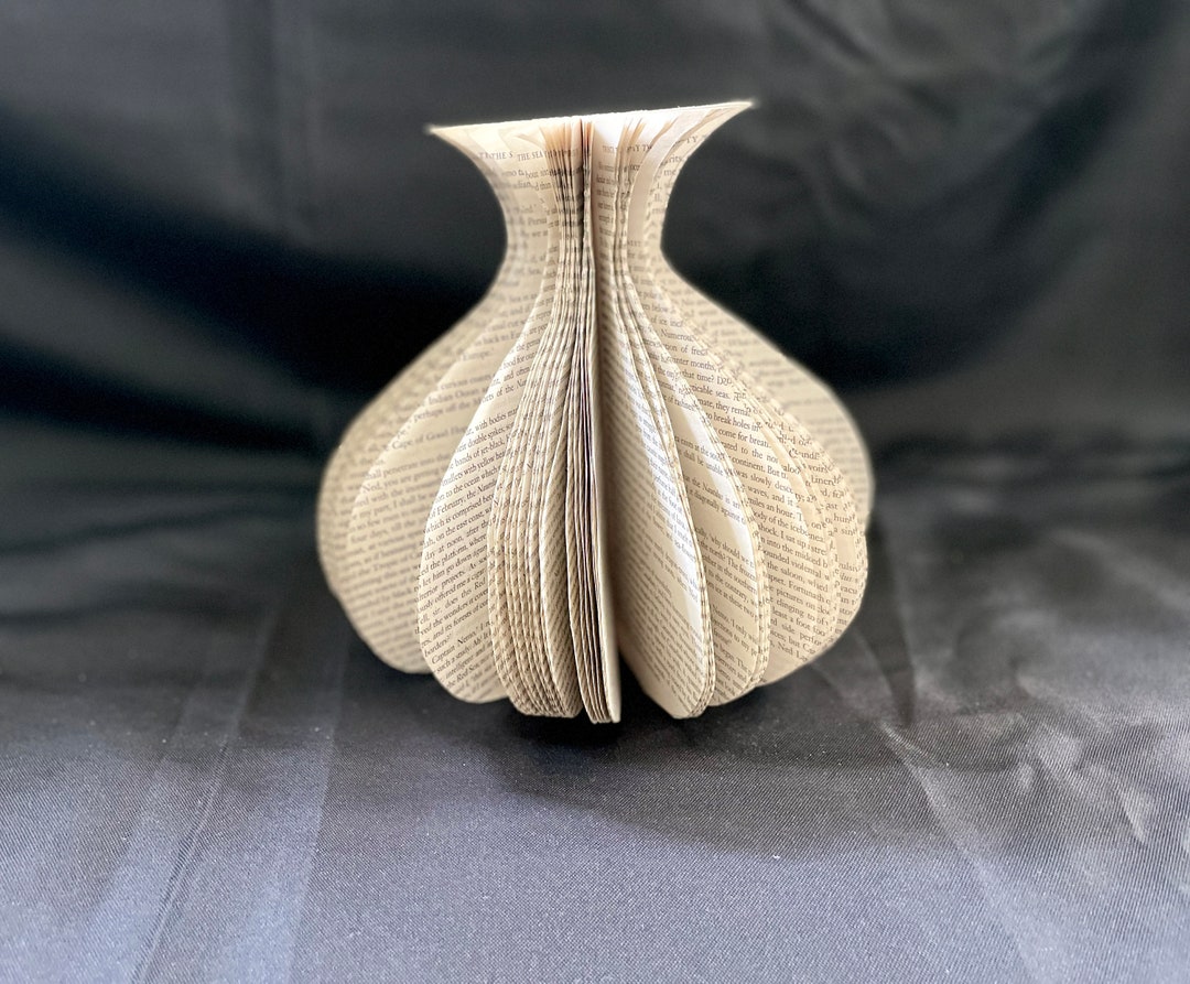 Book Vase - Etsy