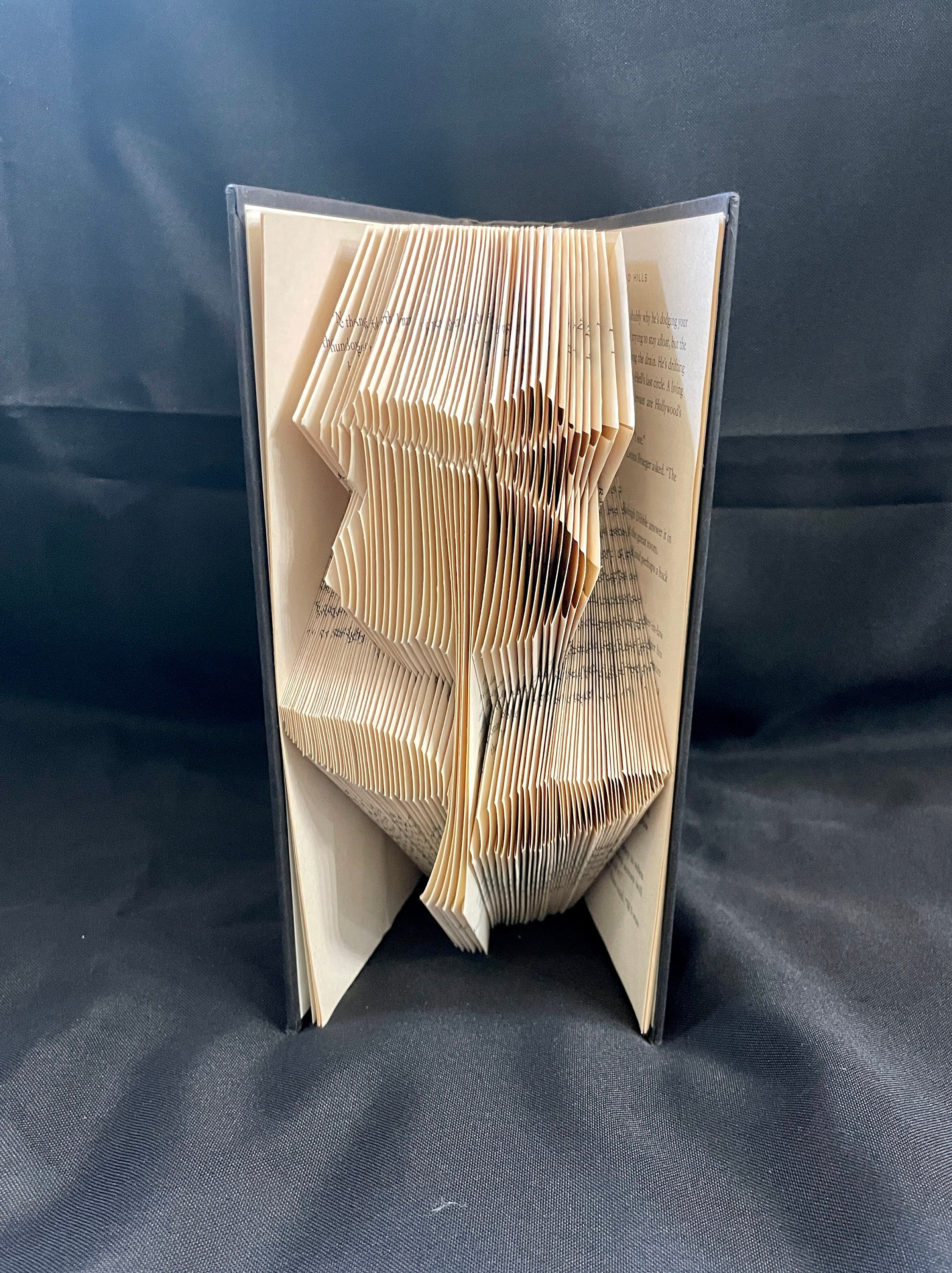 Rose Folded Book Art - Etsy