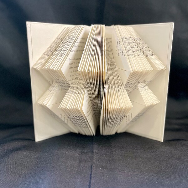 Folded Book Sculpture - Etsy