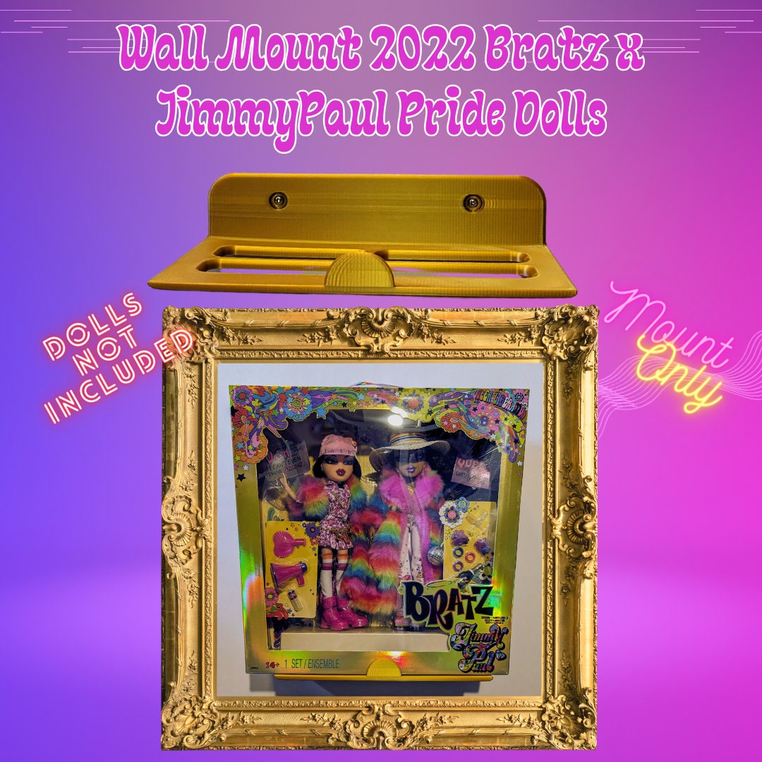 Wall Mount/floating Shelf for 2022 Bratz X Jimmypaul Pride 2-pack Dolls ...