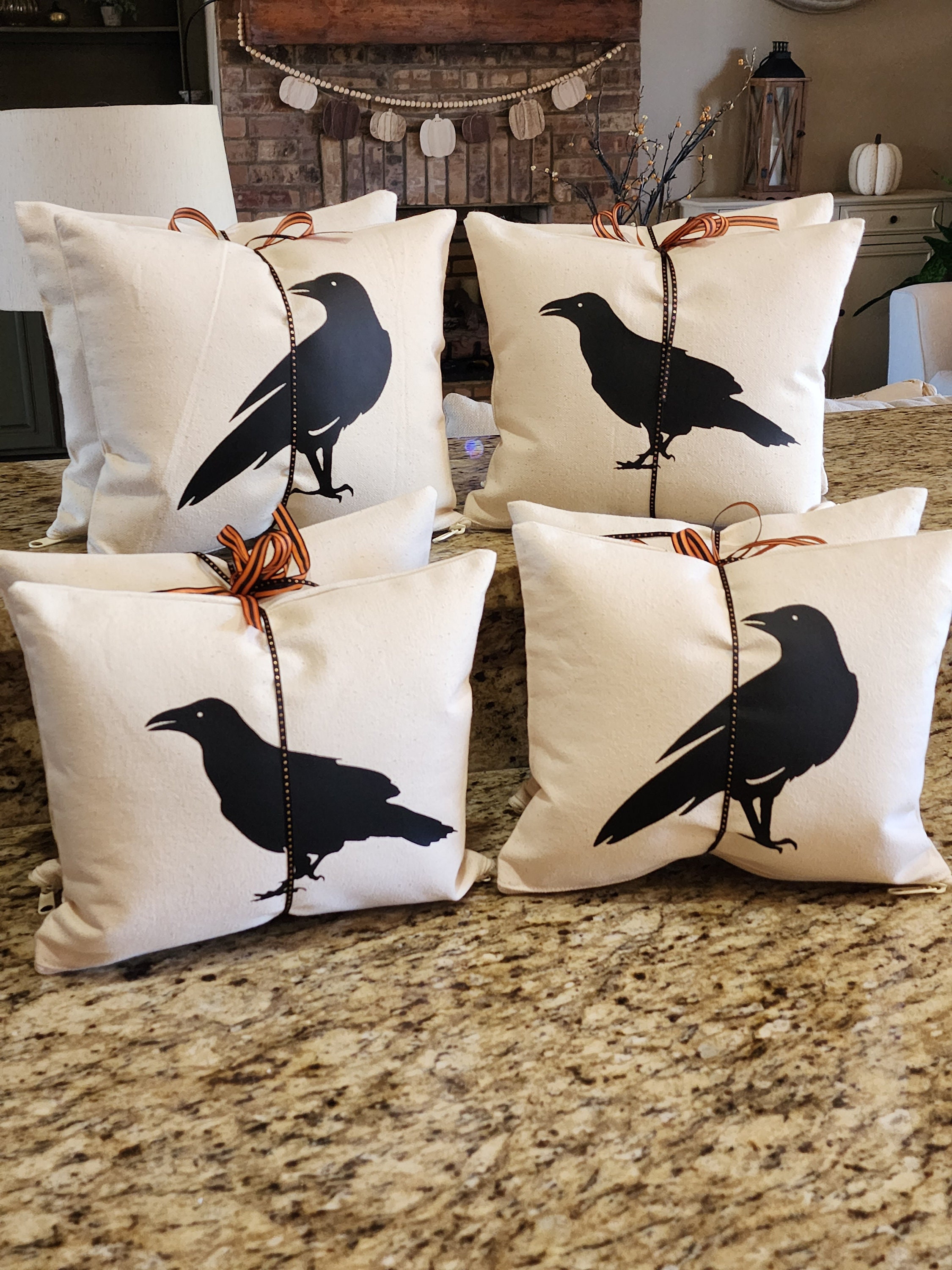 Mini Crow Pillows - Etsy