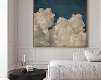 Blue Cloud Art - Etsy